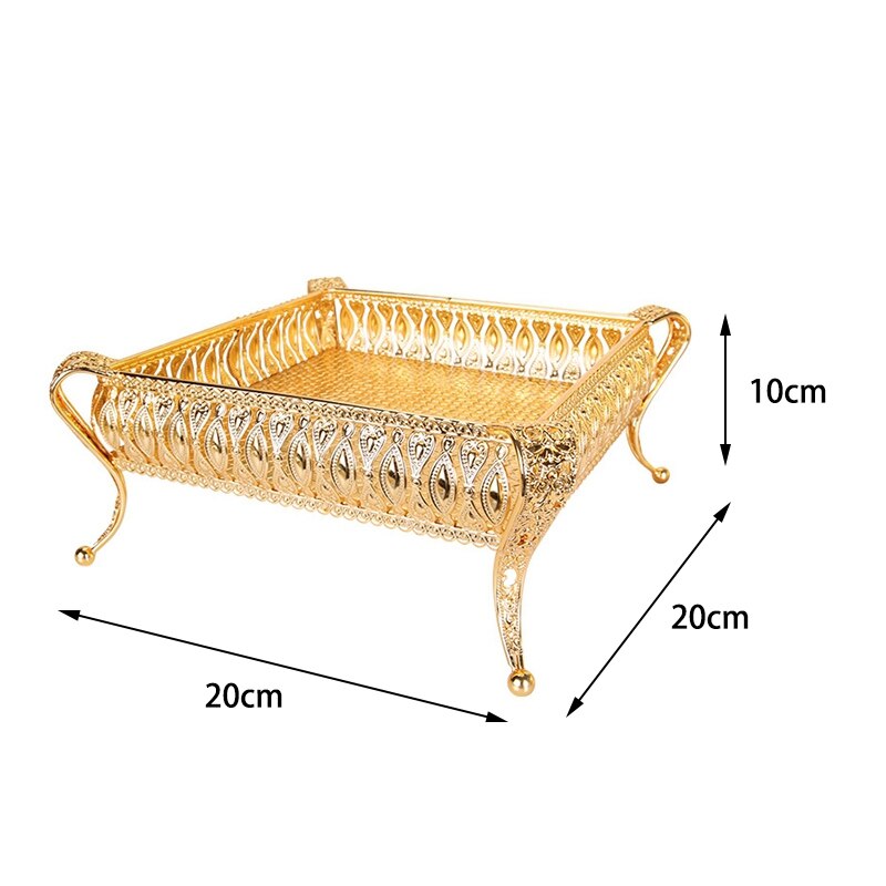 Square Fruit Tray Serving Dried Nuts Plate Snack D... – Grandado