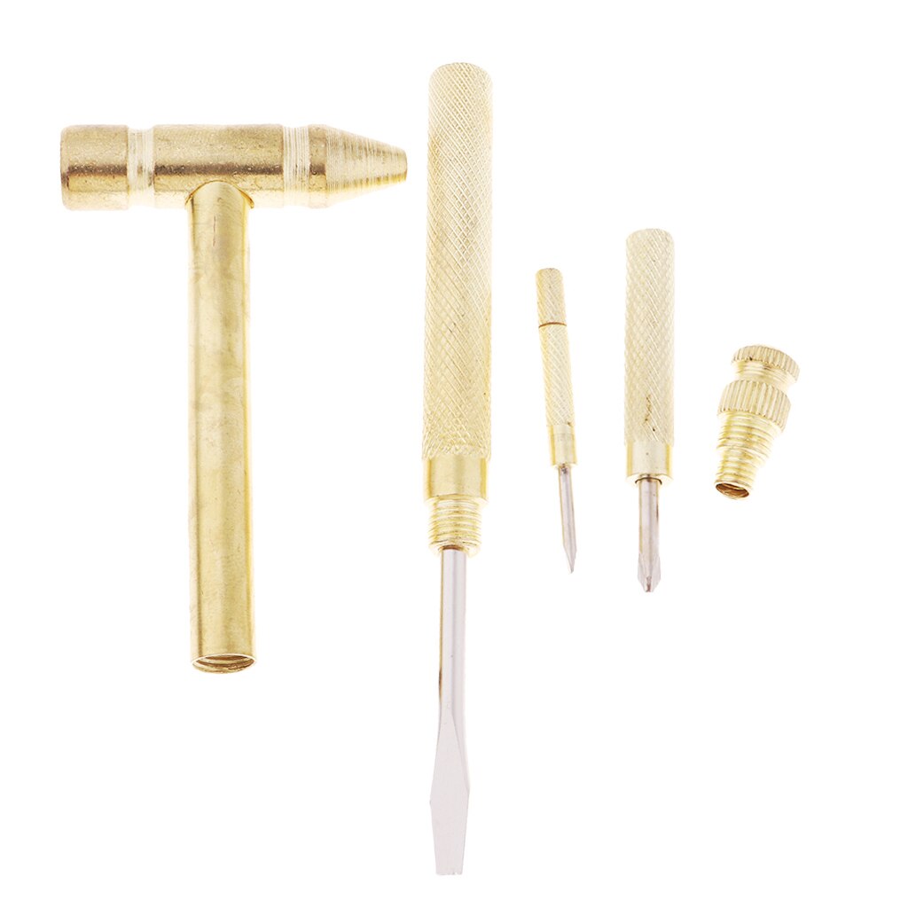 Small Brass Hammer (3pcs Screwdriver) for Woodwork... – Grandado