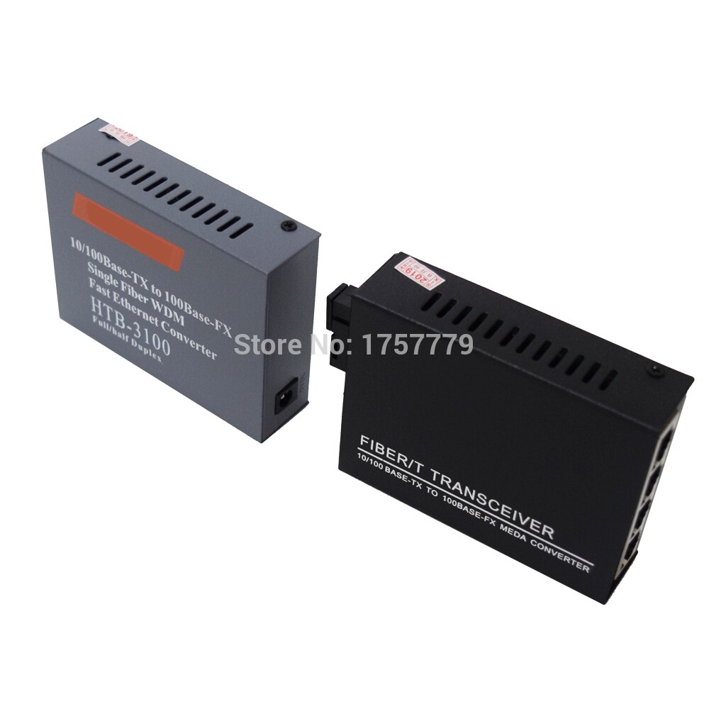 1 Pair Optical Fiber Media Converter 10/100M 4 RJ4... – Grandado