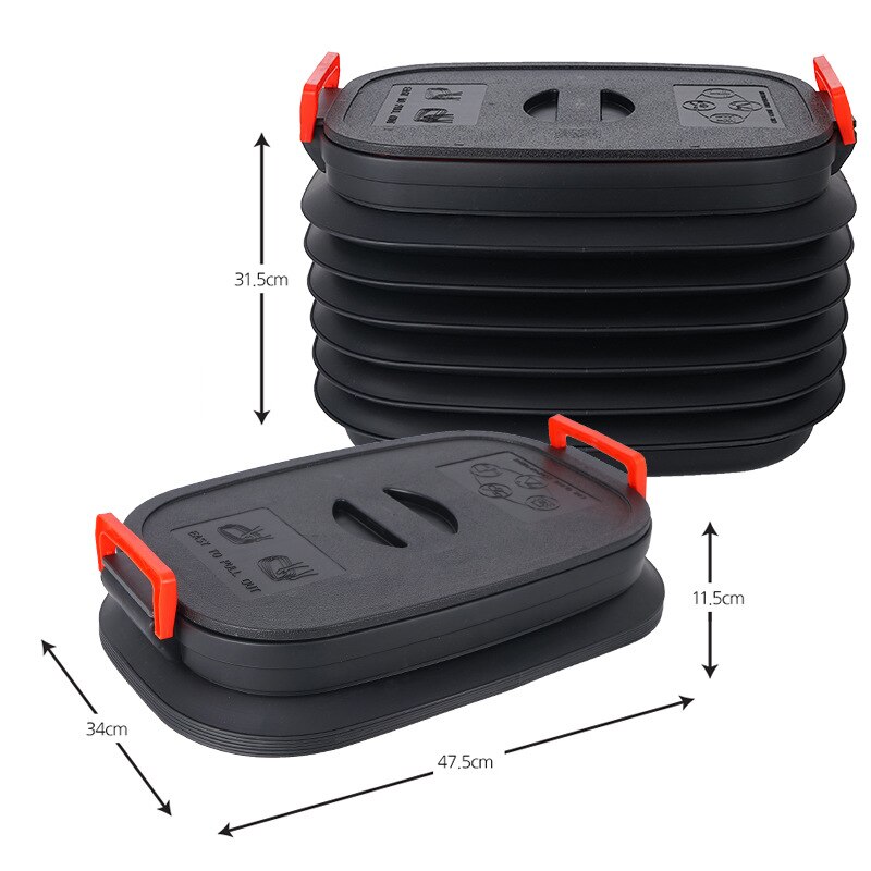 37L Telescopic Storage Bucket Folding Fishing Barr... – Grandado