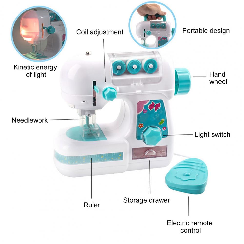 Children Electric Sewing Machine Model Set Girls L... – Vicedeal