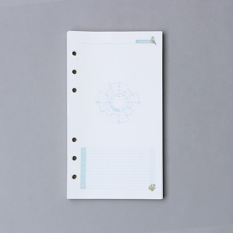 6 Holes A5 A6 Loose Leaf Notebook Refill Spiral Bi... – Vicedeal