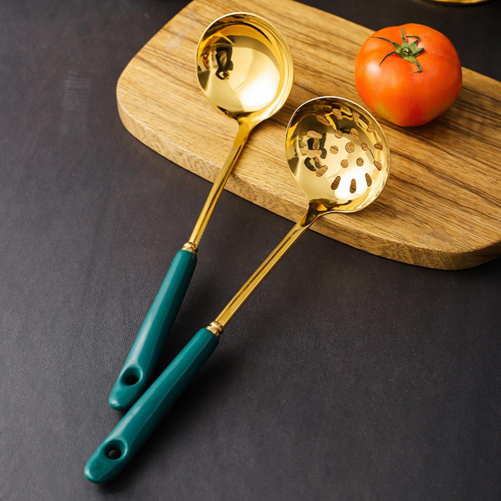 Soup Spoon Set Stylish Non-stick Easy Clean Stainl... – Vicedeal