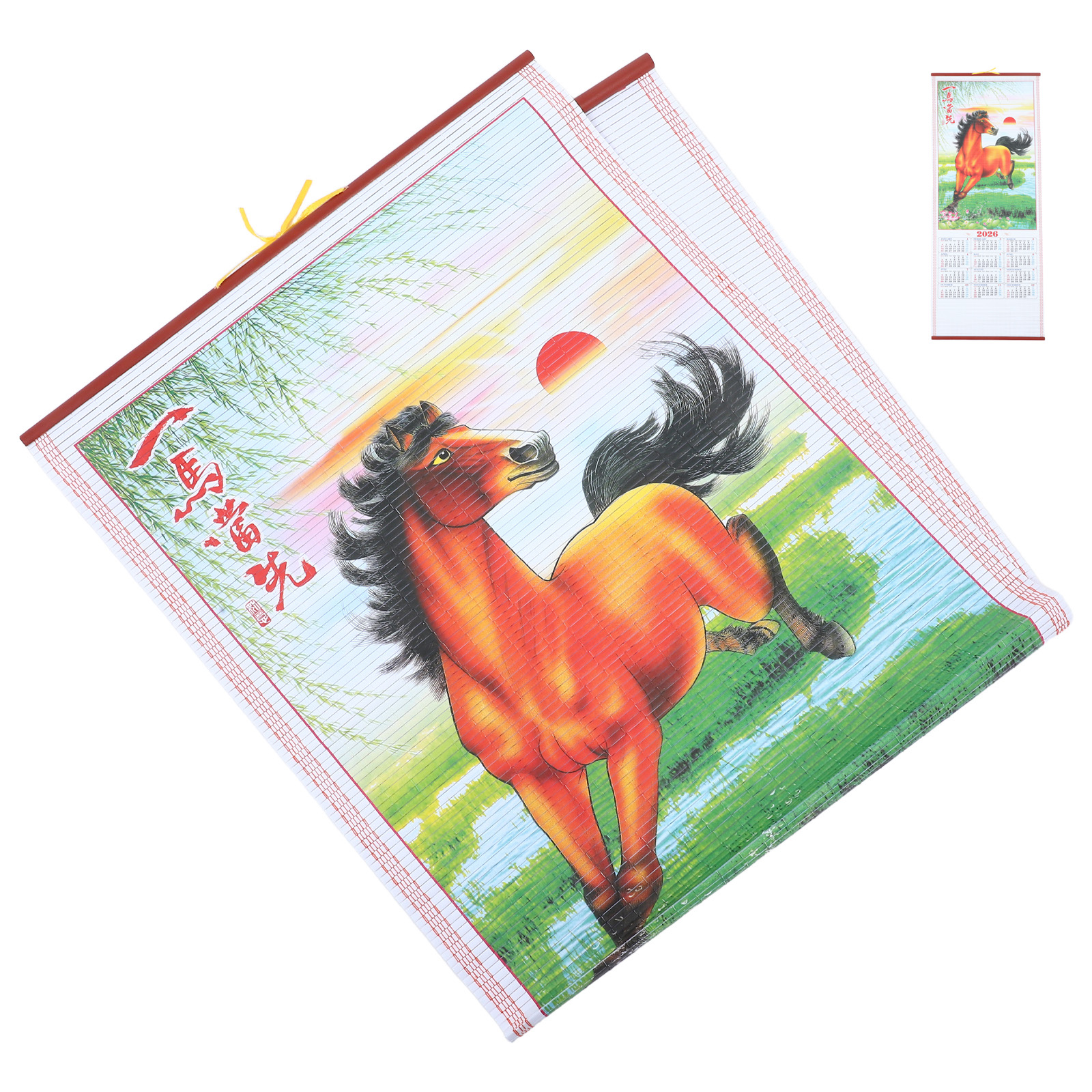 2026 Jaar van het Paard Hangende Kalender Chinese ... – Vicedeal