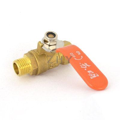 1/4 PT Male Female M/F Threaded Orange Lever Handl... – Grandado