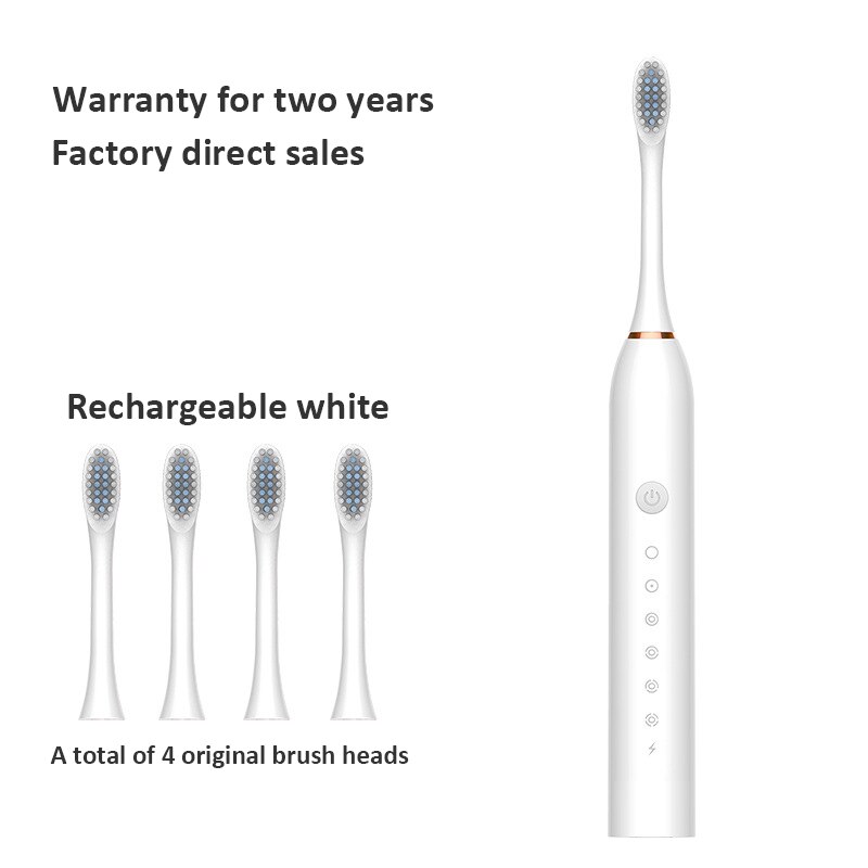 Sonic Electric Toothbrush USB Fast Charging Adult ... – Grandado
