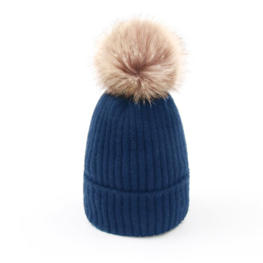 Gorros de lana de Mohair para mujer, gorros tejido... – Grandado