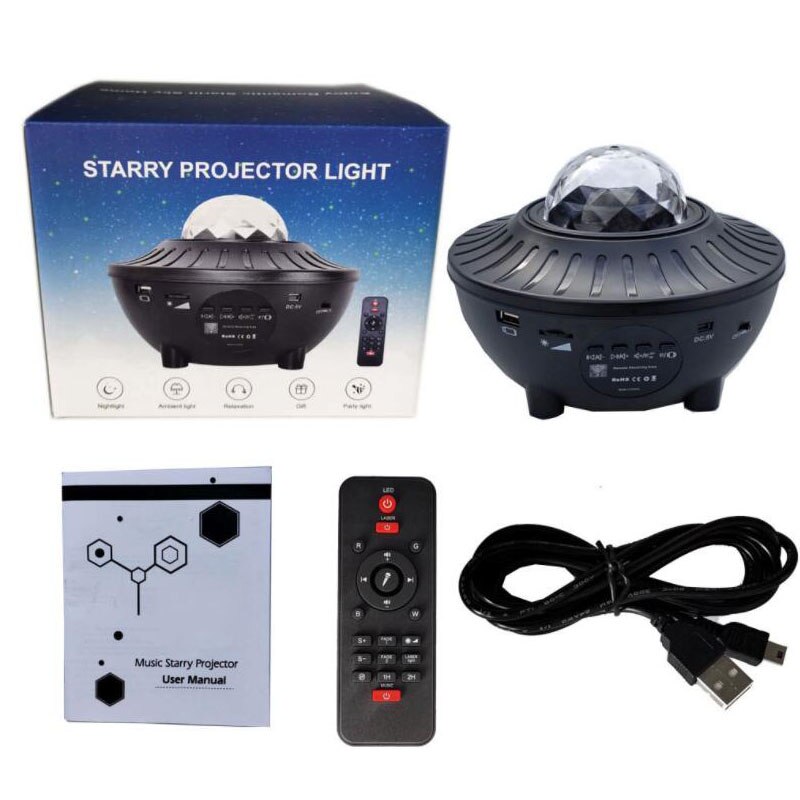 Fast USB Starry Bluetooth Music Starlight Projecto... – Grandado