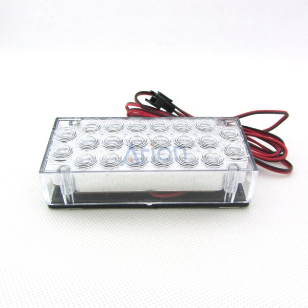 2X22 LED Auto Vrachtwagen Wit Flashing Grill Strob... – Vicedeal