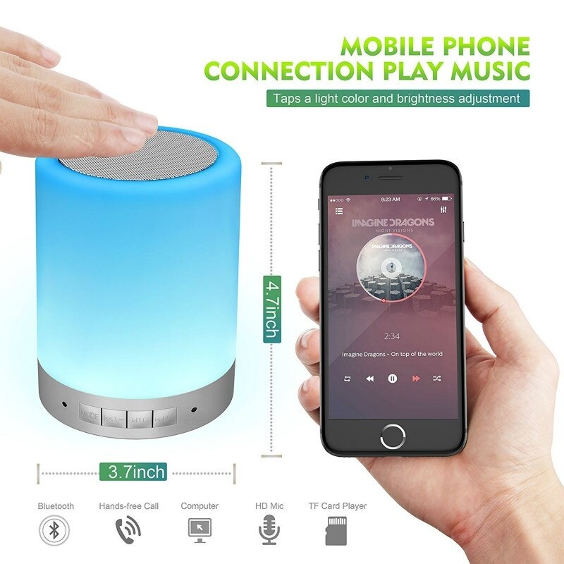 Wireless bluetooth Speaker Stage Light LED Light D... – Vicedeal