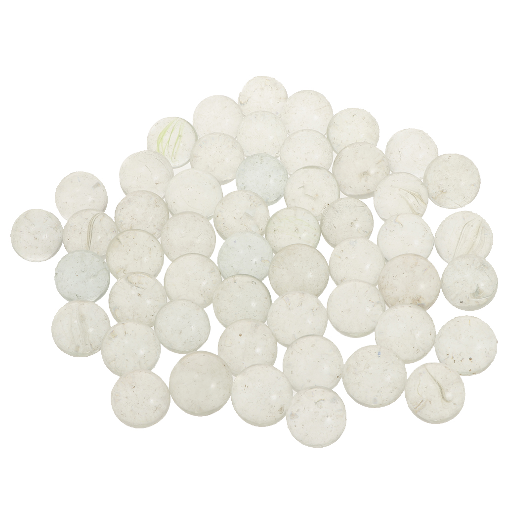 Set of 50 Clear Glass Marbles Bulk (22mm), Marble ... – Vicedeal