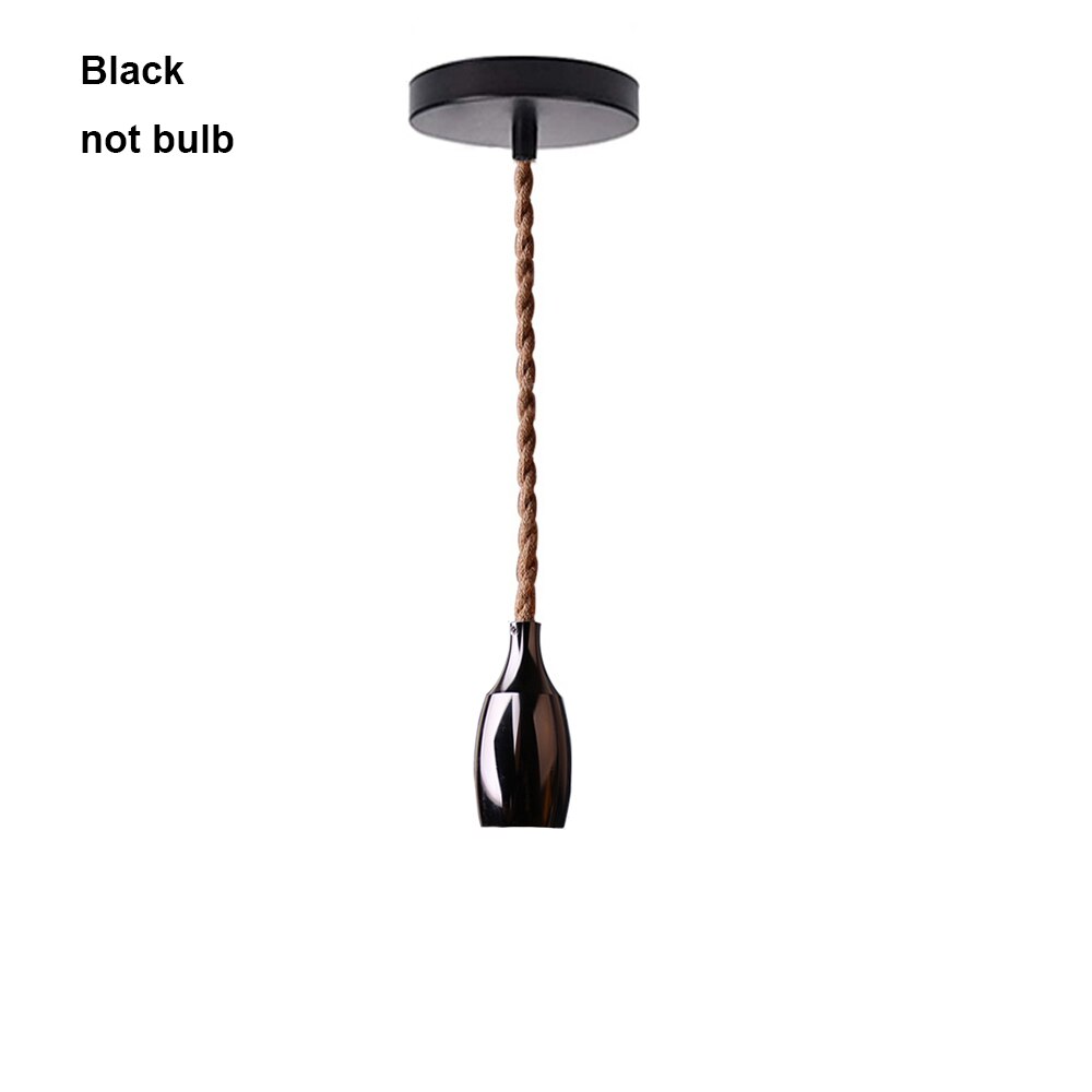Vintage Rope Hanging Pendant Lights Kit Modern Ind... – Grandado