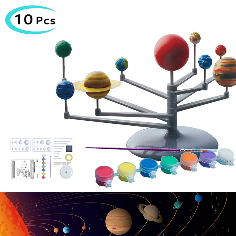 Child Planet Solar System Model Assembly Toys Kids... – Grandado
