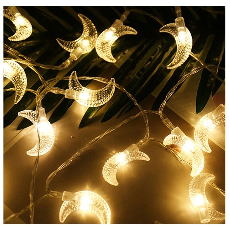 10/20Leds Ramadan String Lights Mubarak Moon Led L... – Vicedeal