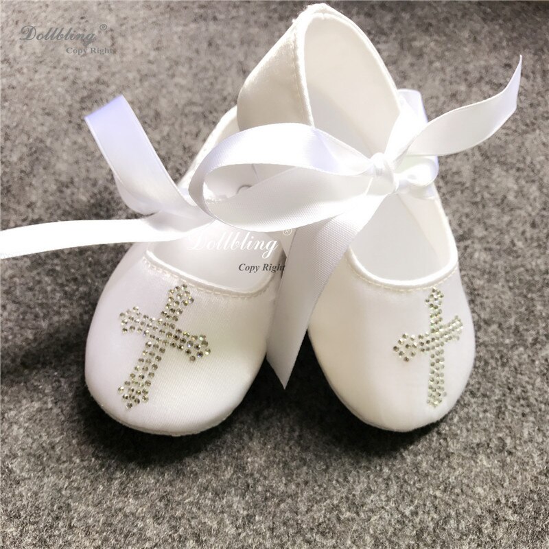 Dollbling Wit Kruis Doop Jongen Meisje Doop Schoen... – Grandado