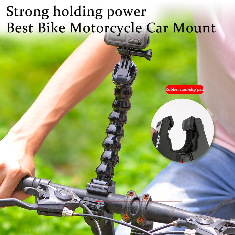 GoPro Bike Motorcycle Car Mount Adjustable Flexibl... – Grandado
