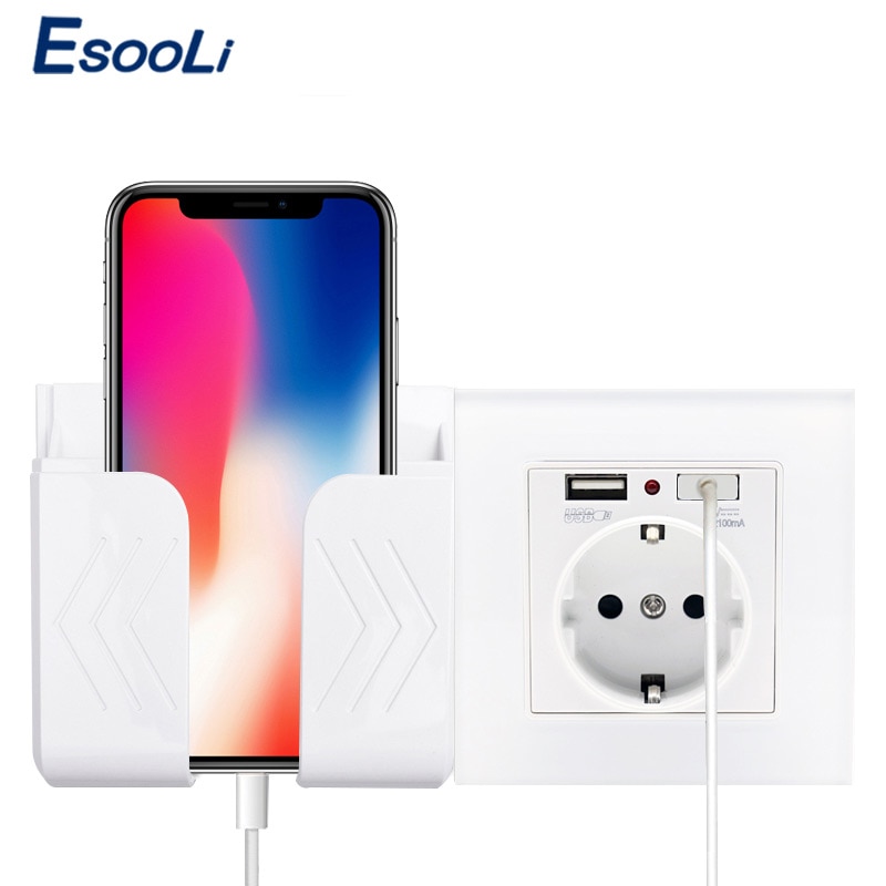 Esooli Wall Socket Phone Holder Smartphone Accesso... – Grandado