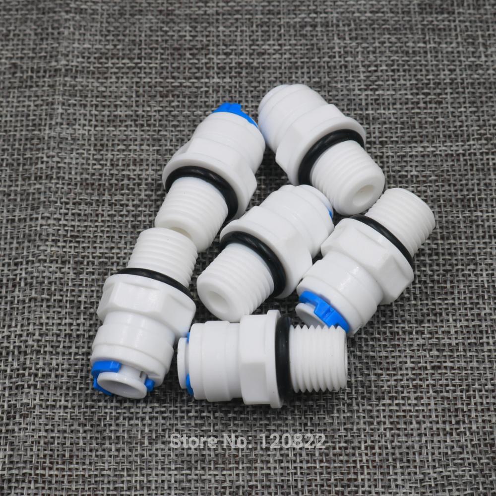6pcs/lot Straight Connect Fittings 1/4"-1/4" Male ... – Vicedeal