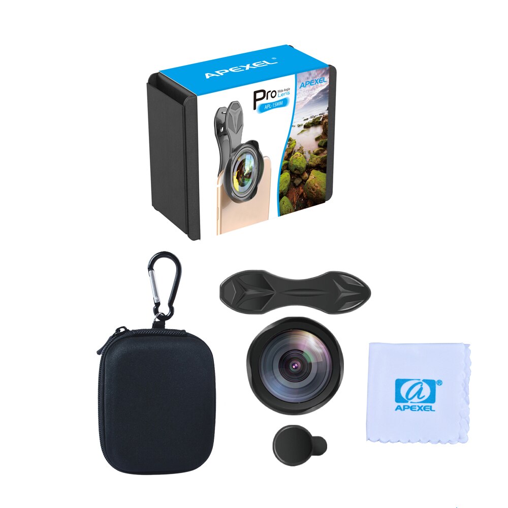 APEXEL Optic HD Phone Camera Lens 15mm 4K Wide Ang... – Vicedeal
