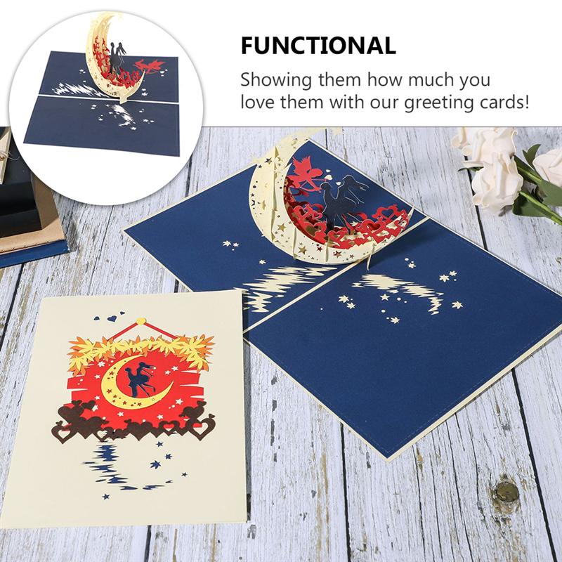 1Pc 3D Loving Blessing Card Greeting Cards Handmad... – Grandado