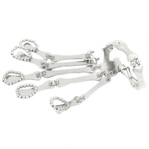 Punk Gothic Skeleton Skull Bone Hand Bangle Finger... – Vicedeal