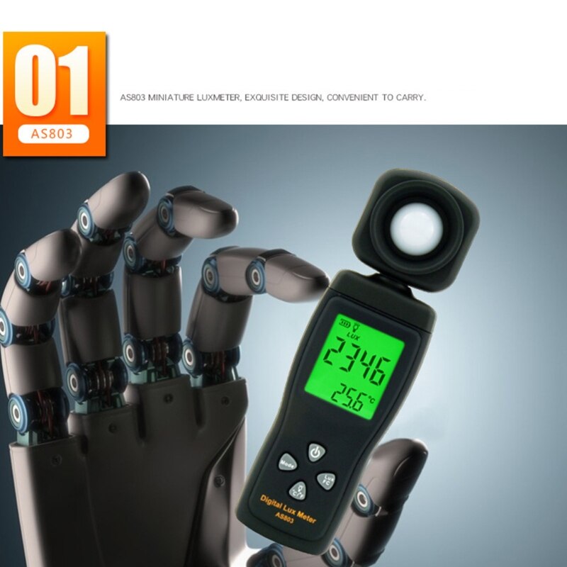 AS803 Luxmeter Digital Light Meter Lux Meter Photo... – Grandado