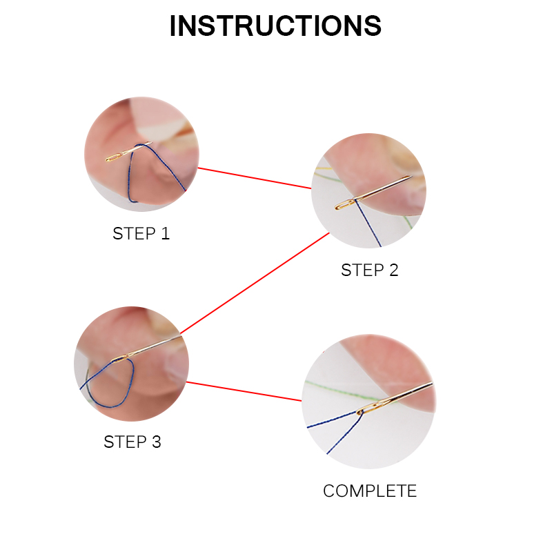 Practical Darning Needles Stainless Steel Multiple... – Vicedeal