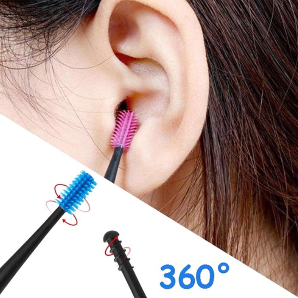 Silicone 360 Degree Sipral Earpick Double Sided Ea... – Grandado