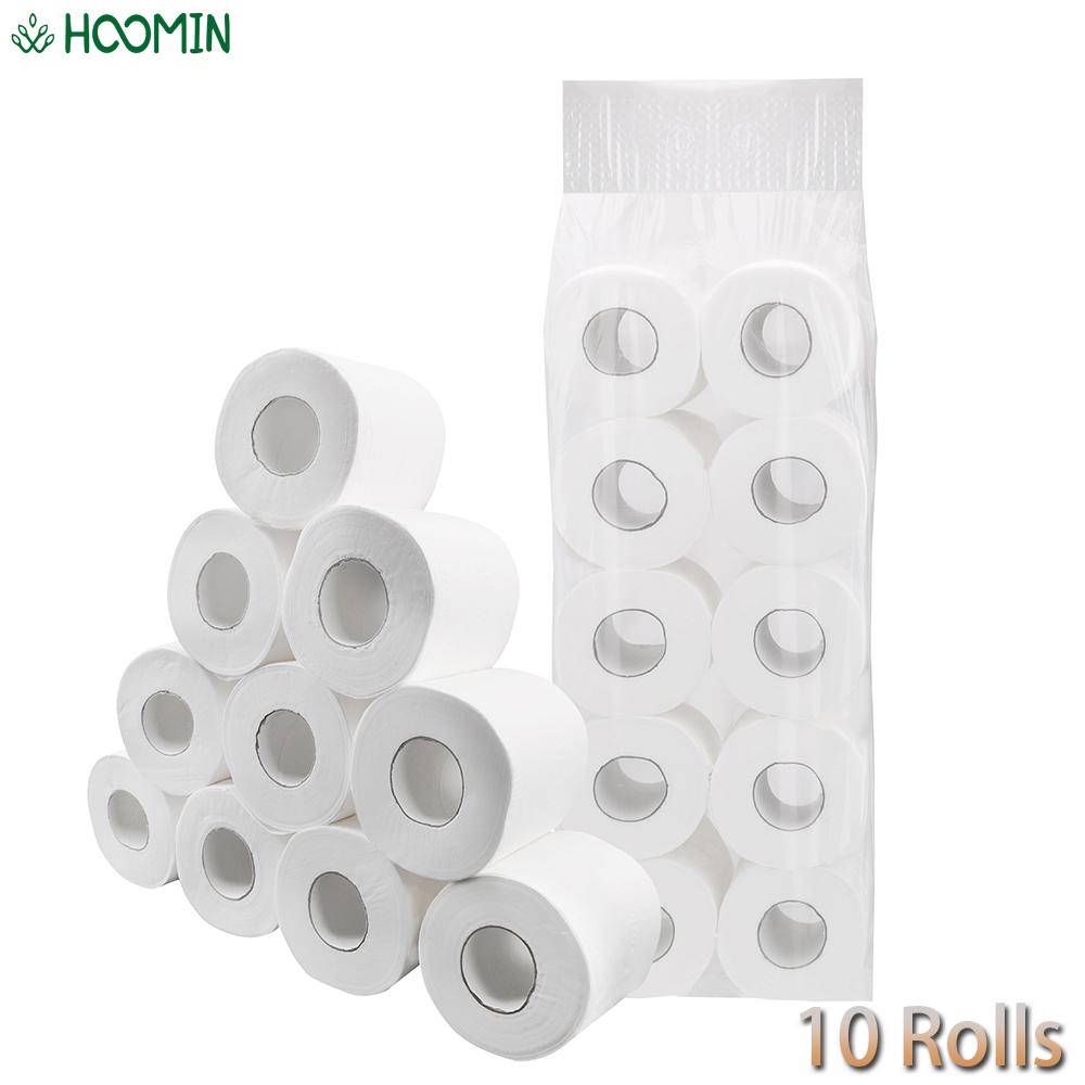 10 Rolls/Lot Skin-friendly 3 Layers Toilet Tissue ... – Vicedeal