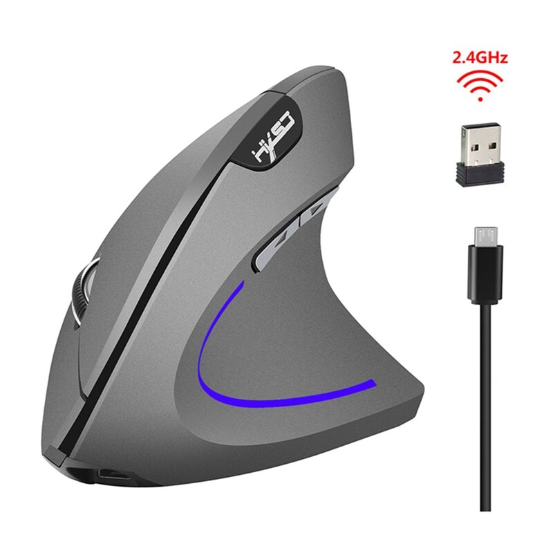 T22 Vertical Wireless Mouse Kit 2.4GHz Ergonomic U... – Grandado