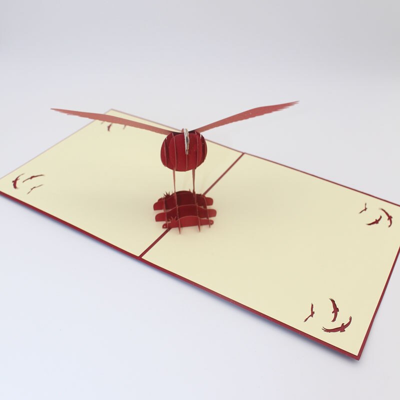 3D Handmade Ambitious Flying Eagle Paper Invitatio... – Grandado