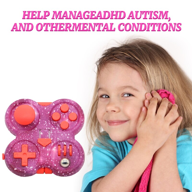 Fidget Pad Cube Sensory Spinner Anxiety Release Ga... – Grandado