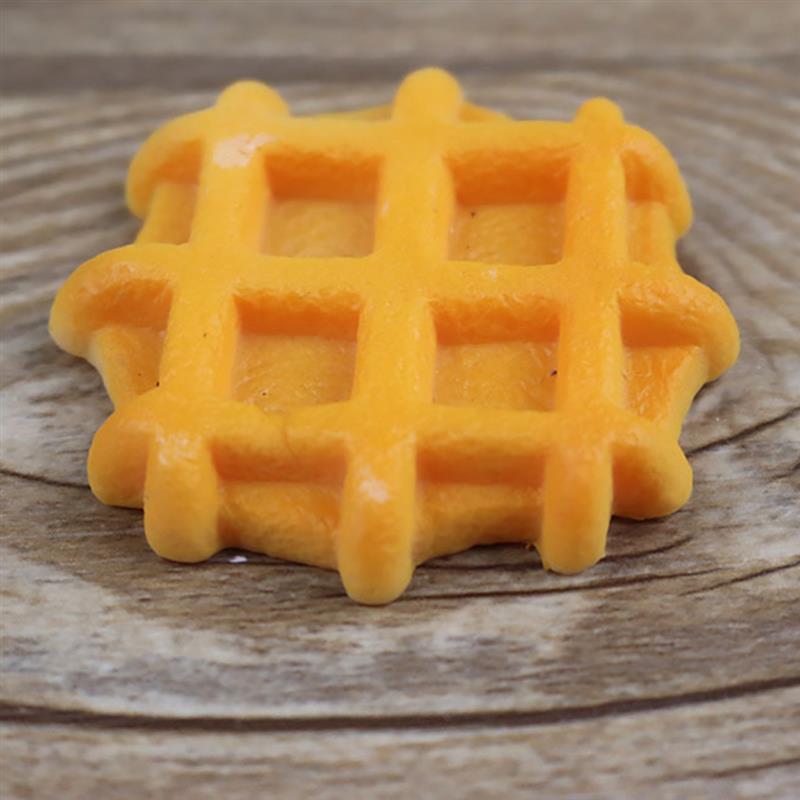 4PCS Artificial Food Realistic Waffles Artificial ... – Grandado