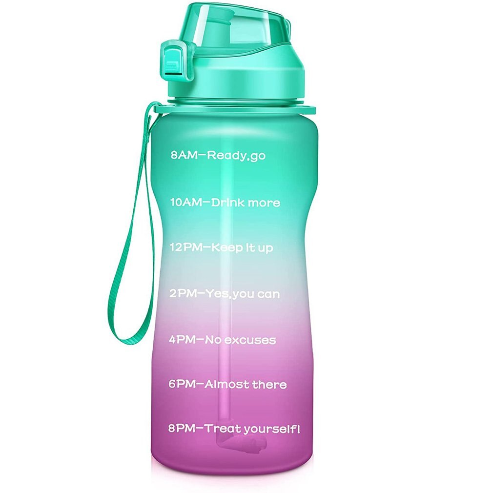 2L 3.8L Tritan Gallon Water Bottle Flip-Flop Motiv... – Grandado