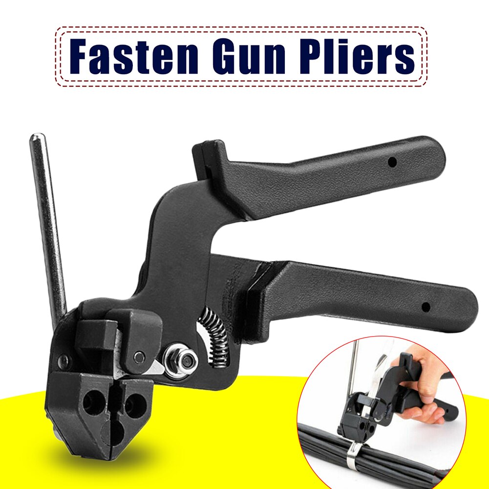 Stainless Steel Cable Tie Gun Fasten Pliers Tensio... – Grandado