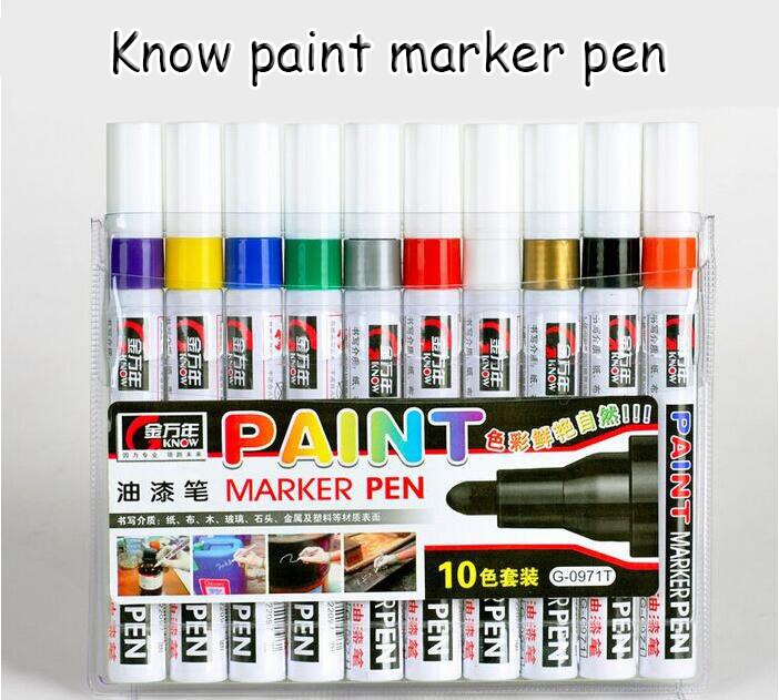 Original Know Colored Oil Marker Pen 10 Colors Art... – Vicedeal