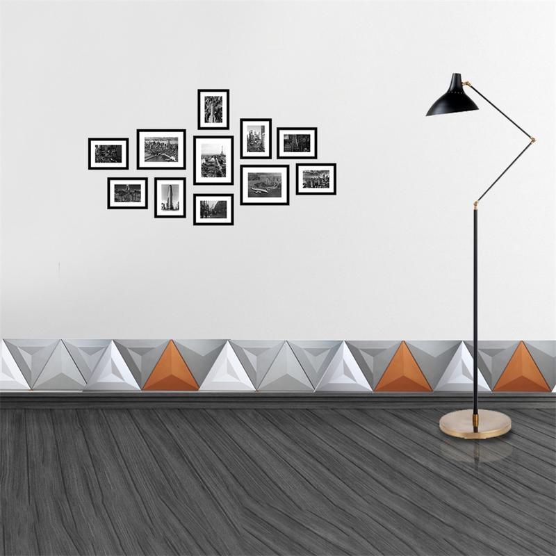 Geometric Wall Tile Concrete Silicone Molds TV Bac... – Grandado