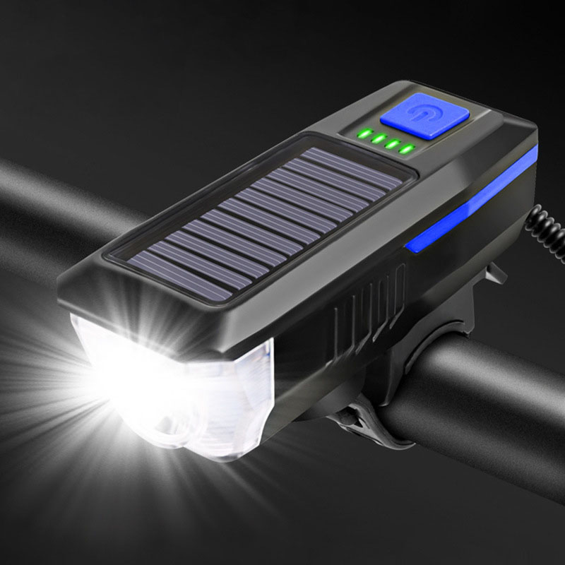 Neue Fahrrad MTB Licht Solar- USB Ladung aufladbar... – Grandado