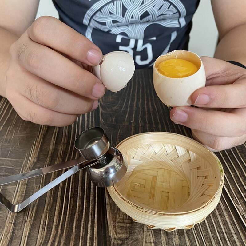 2-In-1 Stainless Steel Egg Opener Household Kitche... – Vicedeal