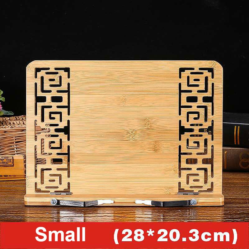 Bamboo Book Stand - Reading Rest holder Cookbook C... – Vicedeal