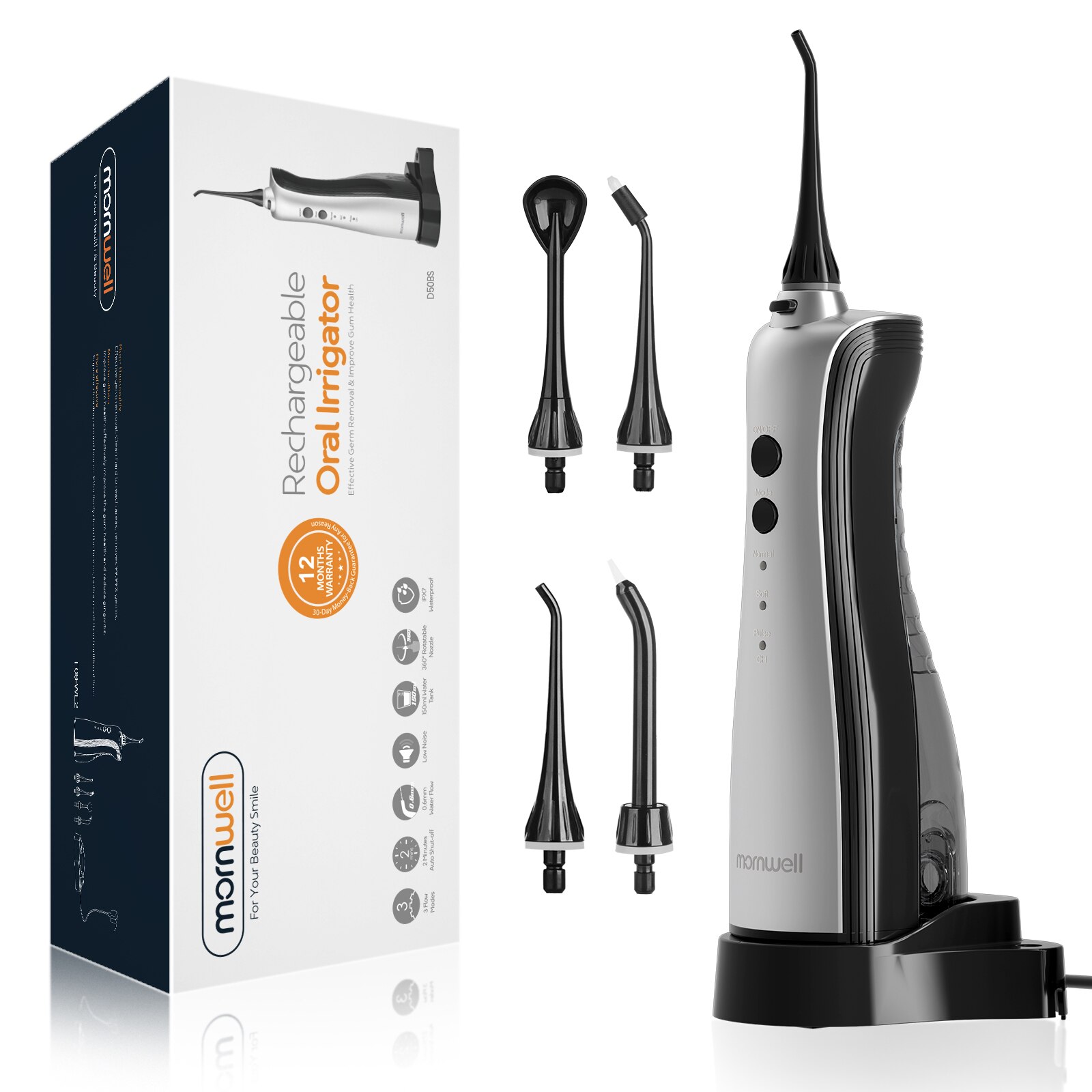 Queenwill Oral Irrigator Rechargeable Water flosse... – Vicedeal