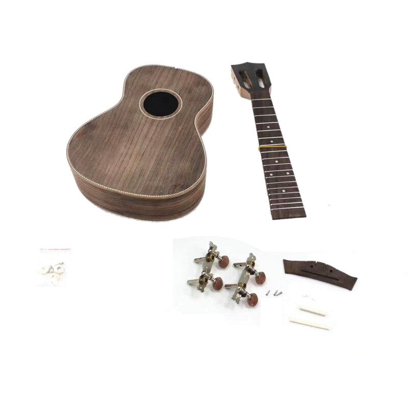 23 Inch Unfinished Ukulele Diy Kit 4 Strings Rosew... – Vicedeal