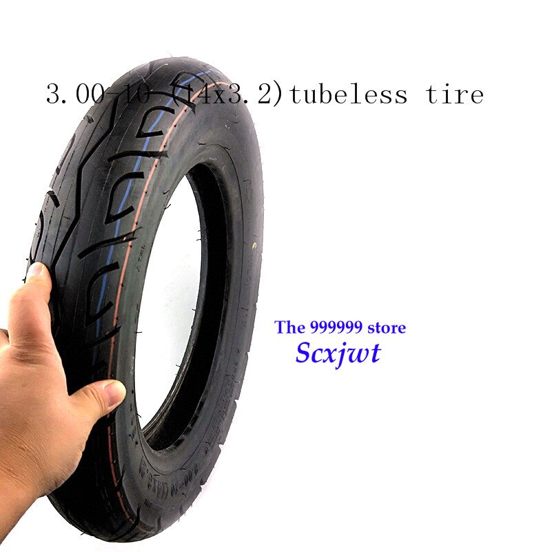 14 inch Vacuum Tubeless Tire 3.00-10 / 14x3.2 fits... – Grandado