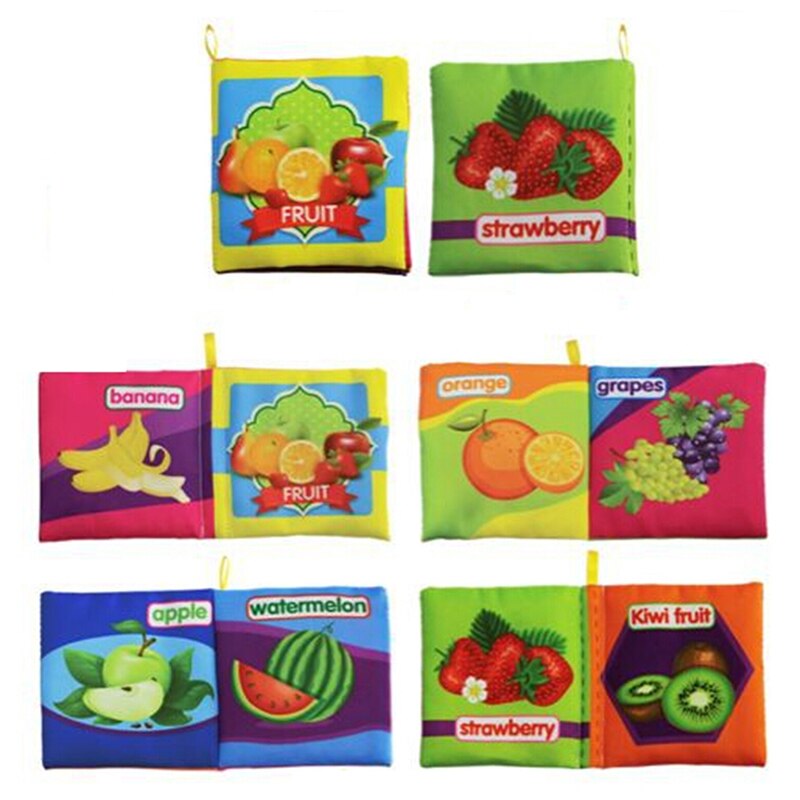 Baby Toys Intelligence Development Cloth Book Soft... – Grandado