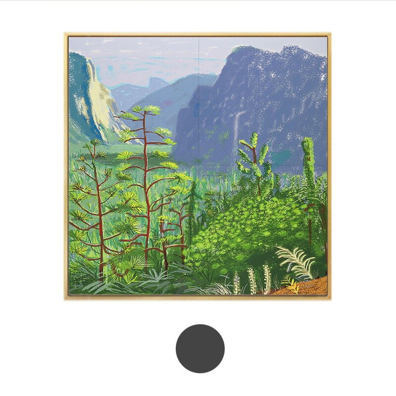 David Hockney Jardin Tropische Hd Muur Canvas Schi... – Vicedeal