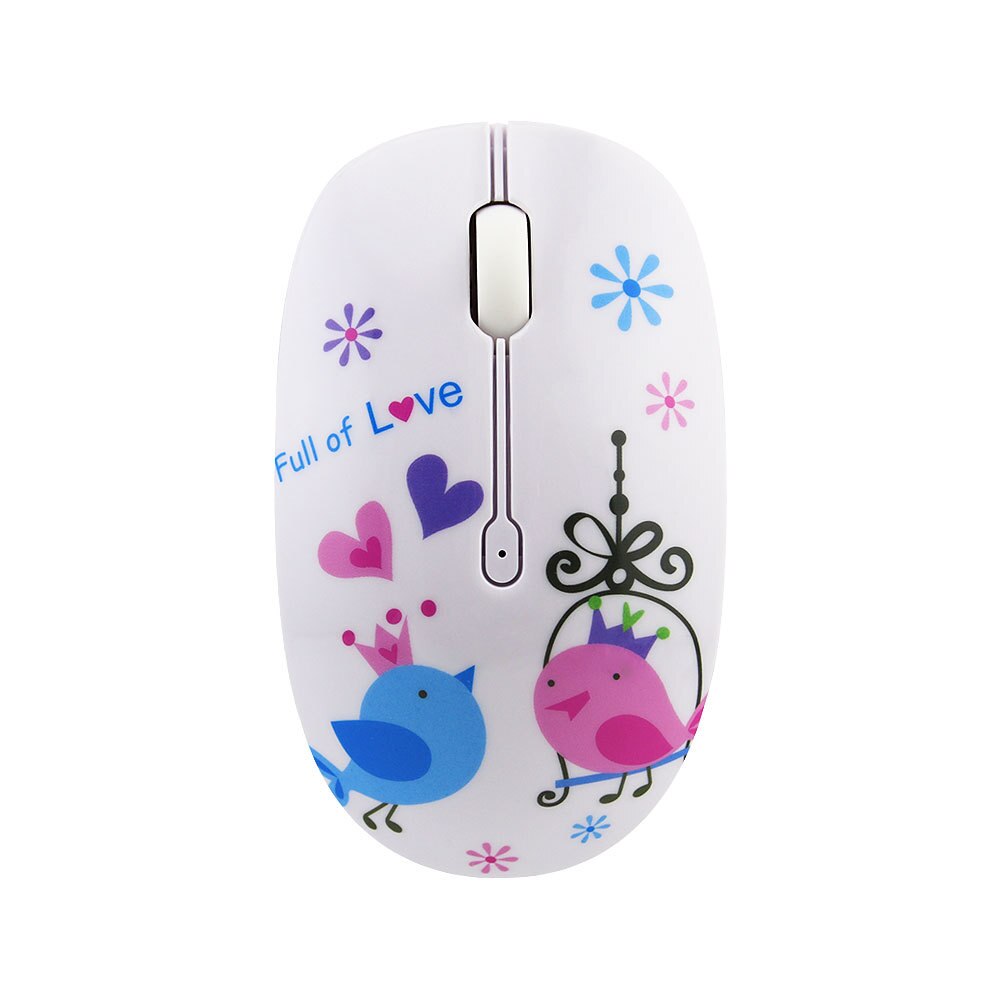 1200DPI Pink Computer Gaming Mouse 2.4G Wireless M... – Grandado