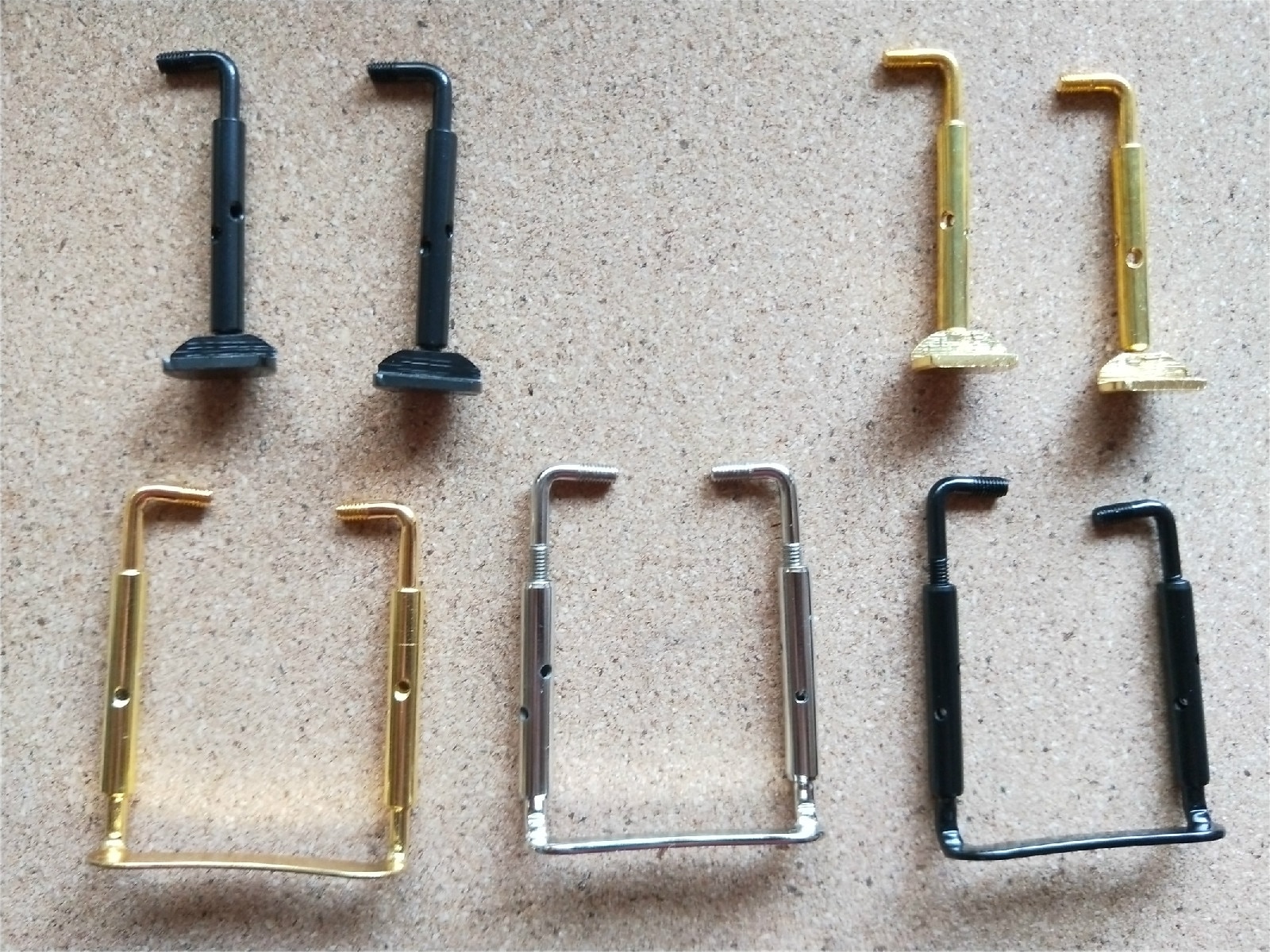 6 Set VIOLA chin rest clamp viola parts of chin re... – Grandado
