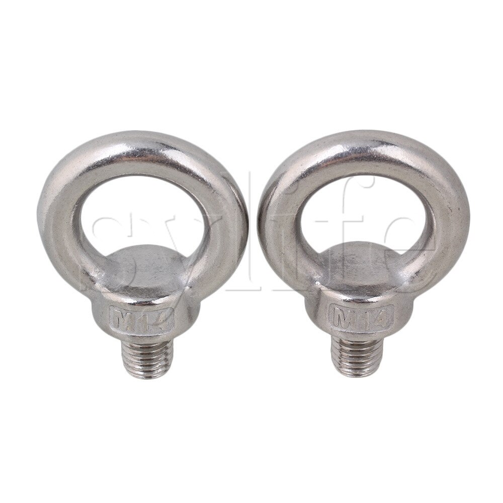 Silver M14 European Style 304 Stainless Steel Ring... – Vicedeal