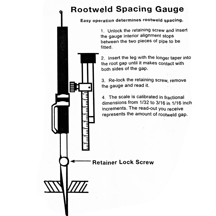 Welding Inspection Scale Small Height Gauge HI-LO ... – Grandado
