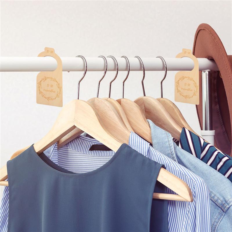 7Pcs Clothes Size Signs Wooden Appreal Signs Wardr... – Grandado